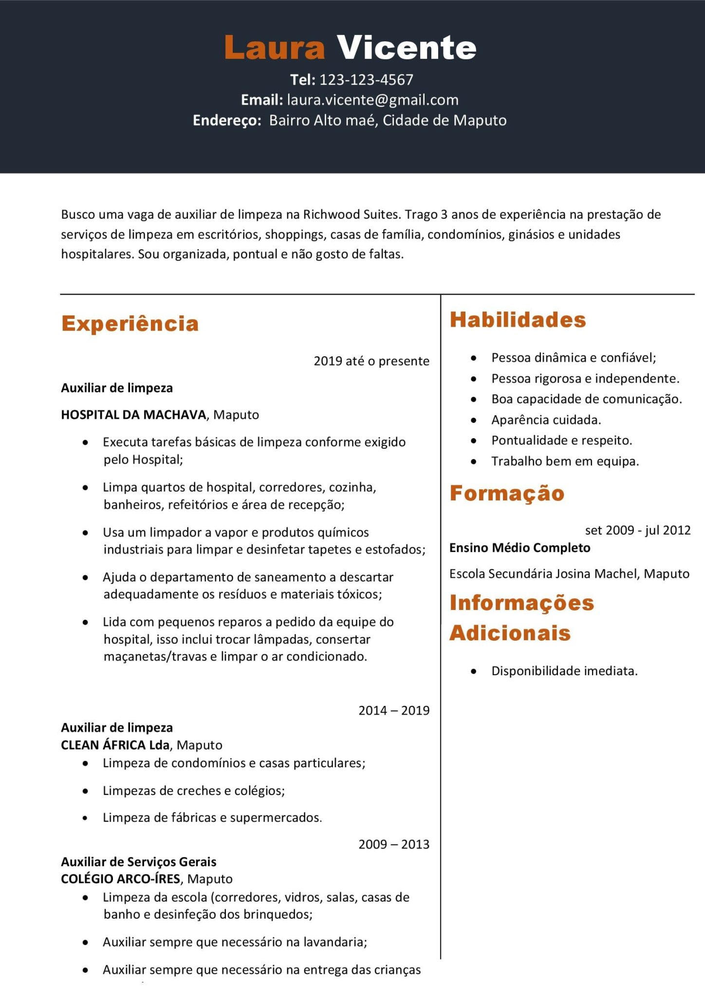 10 Modelos de Curriculum Vitae em Word (Download Grátis)